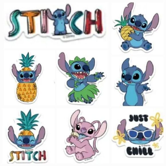 Disney | Accessories | Disney Lilo Stitch Sticker Decals Hawaiiblue ...